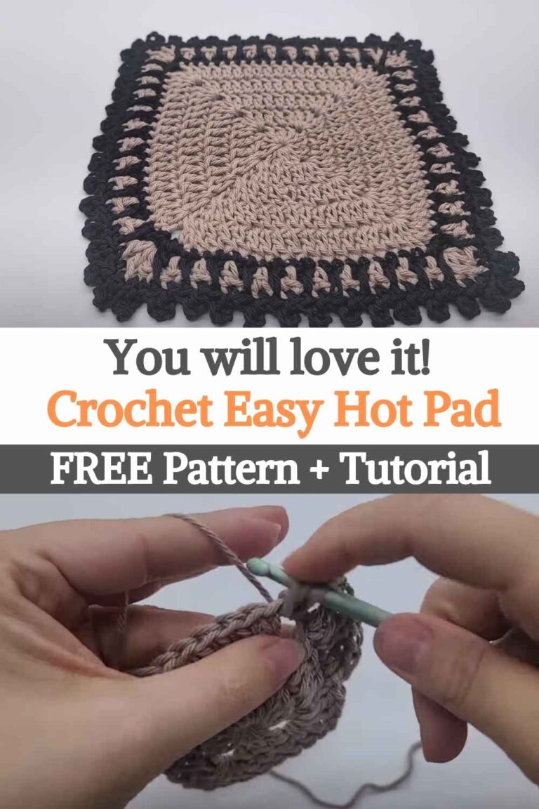 You will love it! Crochet Easy Hot Pad