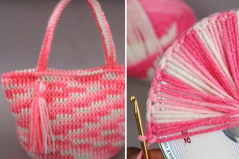 Amazing! How to Crochet a Bag Using a CD