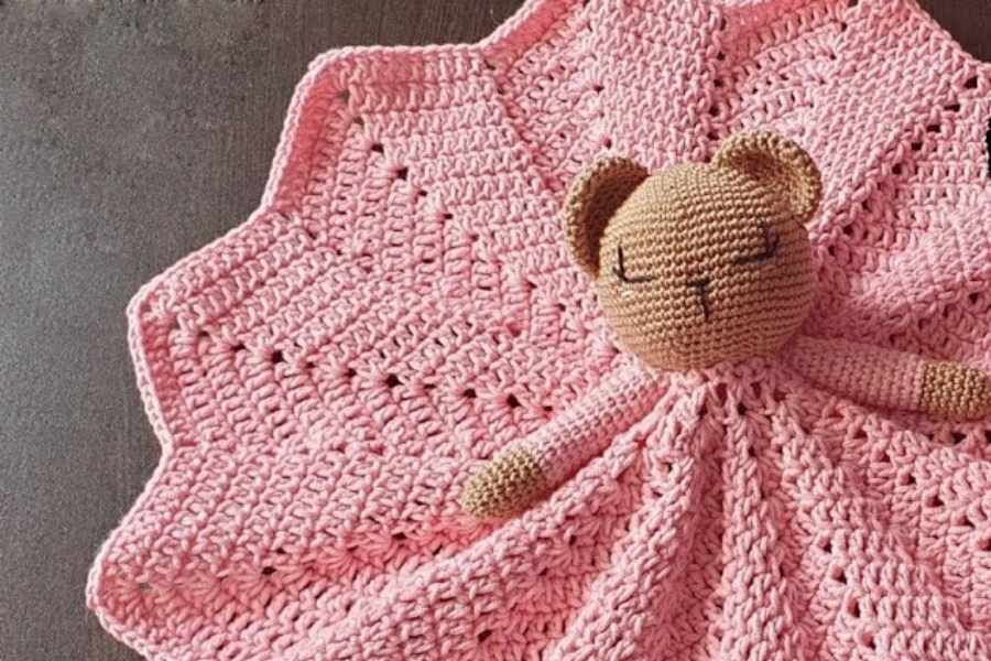 Crochet Cute Bear Lovey (FULL Video Tutorial)