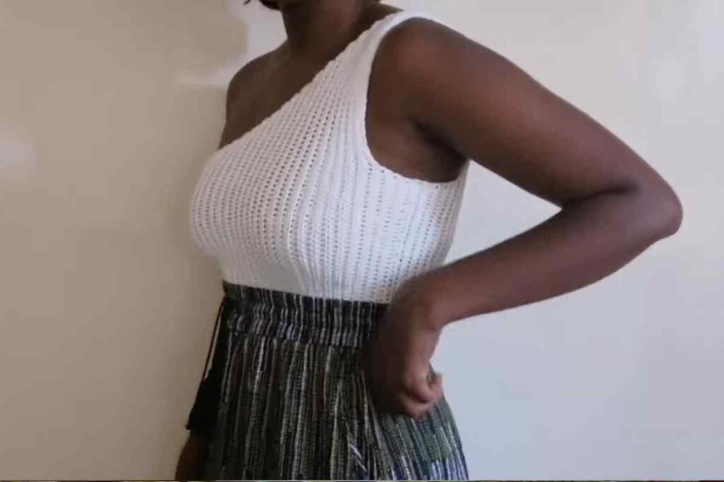 Super Fashion! Crochet One Shoulder Top