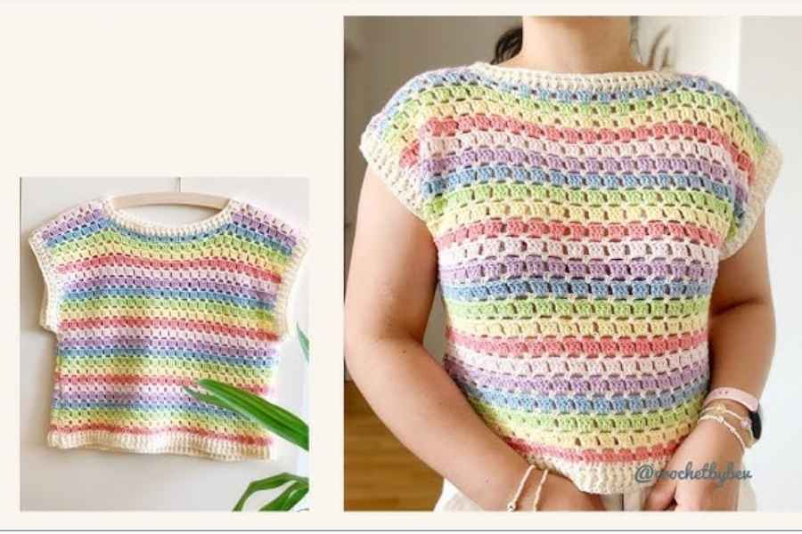 Amazing! How to Crochet a Spring Top
