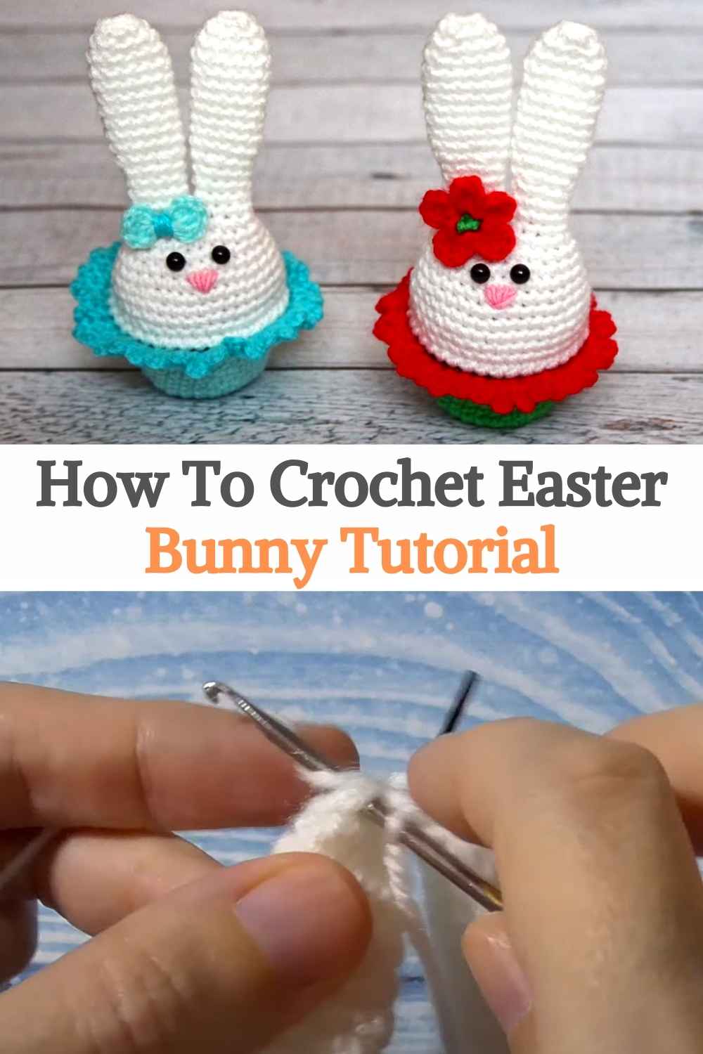 How To Crochet Easter Bunny Tutorial