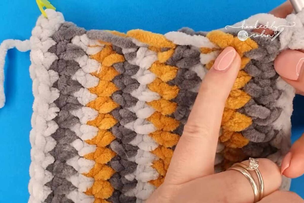 Know The EASIEST Crochet Stitch for Chenille Yarn