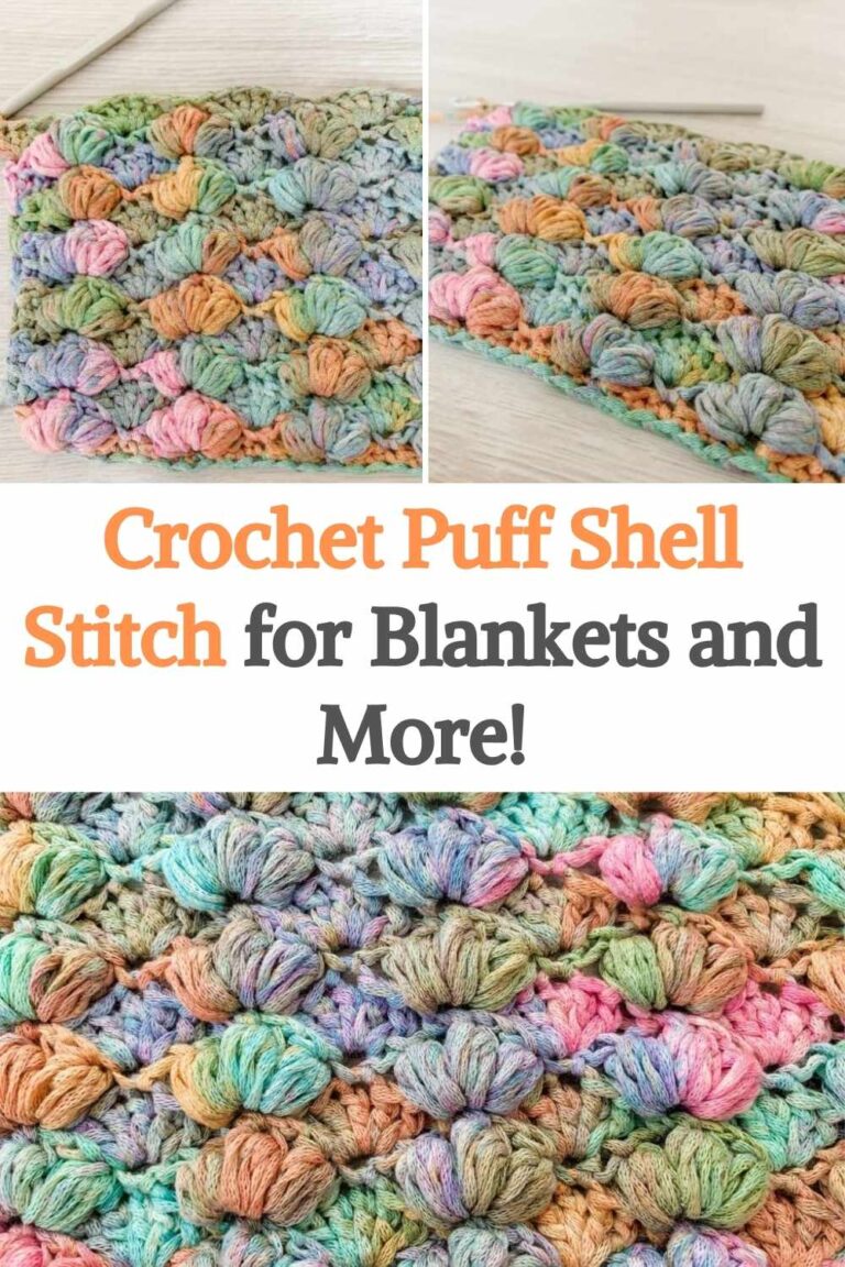 Crochet Puff Shell Stitch for Blankets and More!