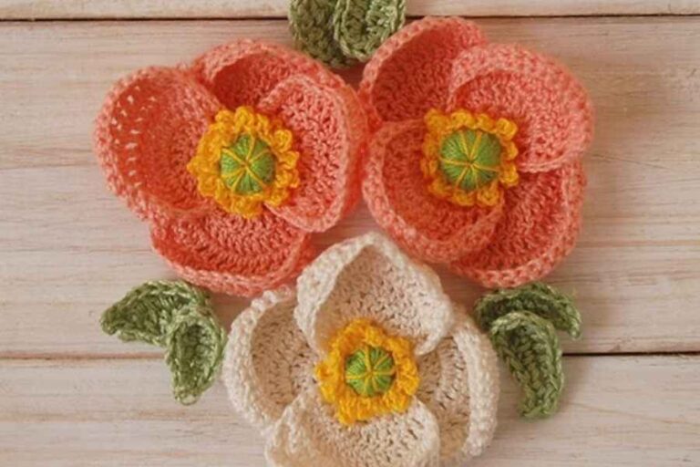 Easy and Fast! Crochet Poppy Pattern