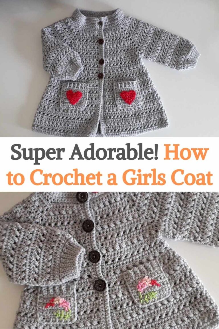 Super Adorable! How to Crochet a Girls Coat