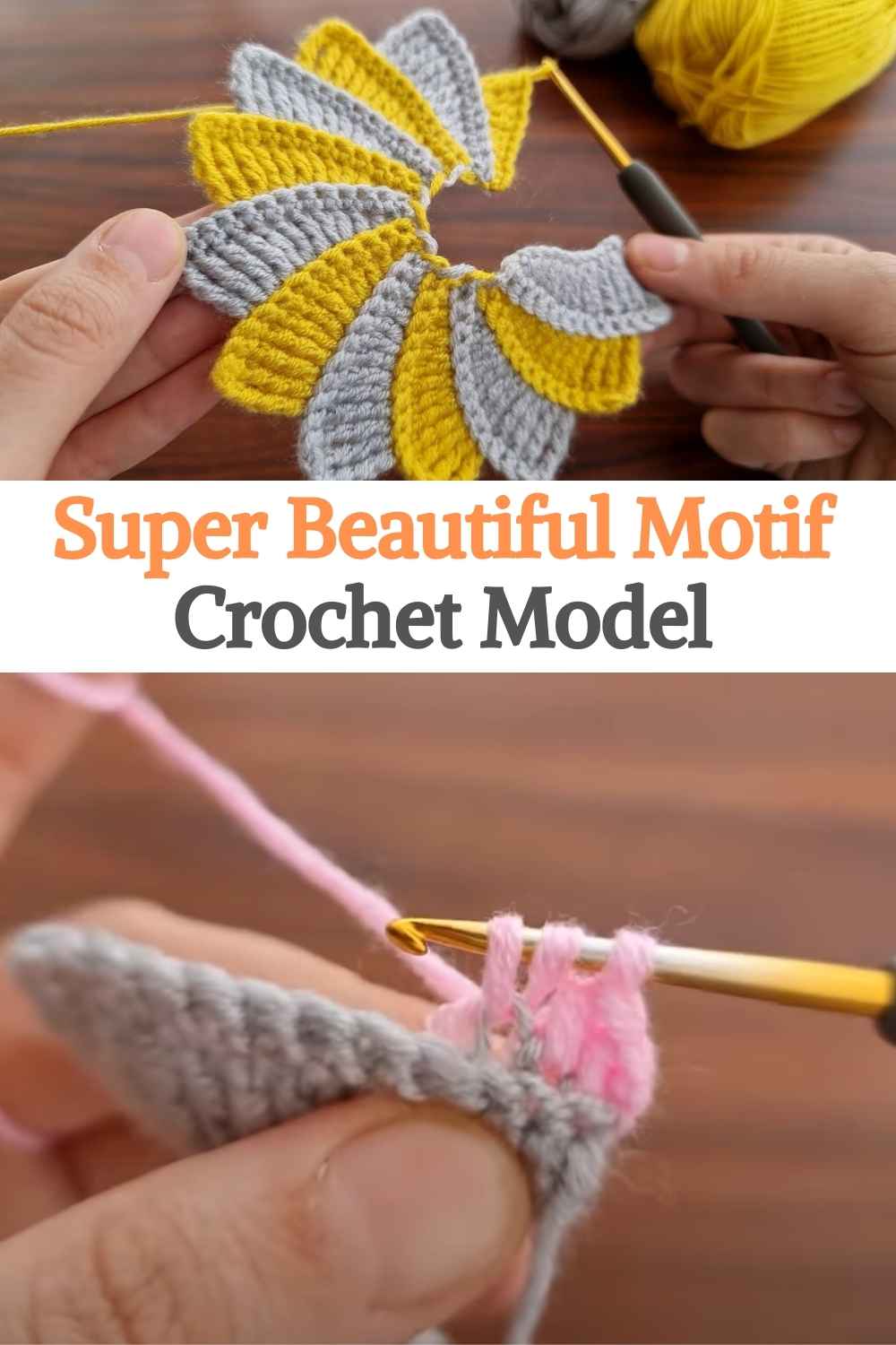 Super Beautiful Motif Crochet Model