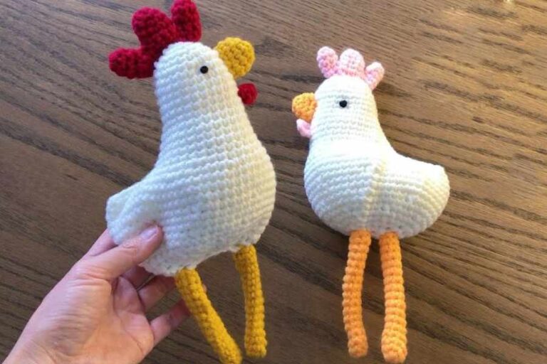 How to Crochet a Long-Legs Chicken Amigurumi
