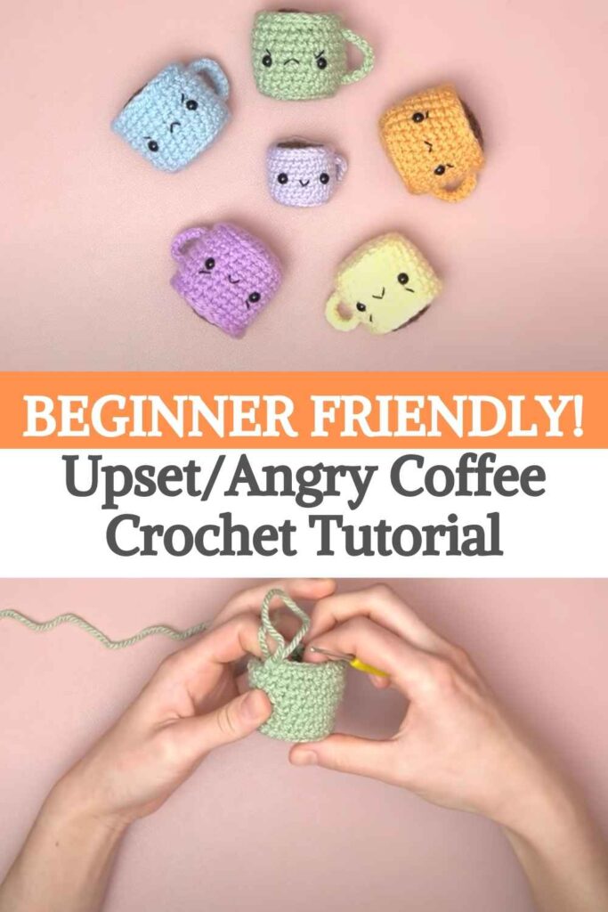 BEGINNER FRIENDLY! Upset/Angry Coffee Crochet Tutorial
