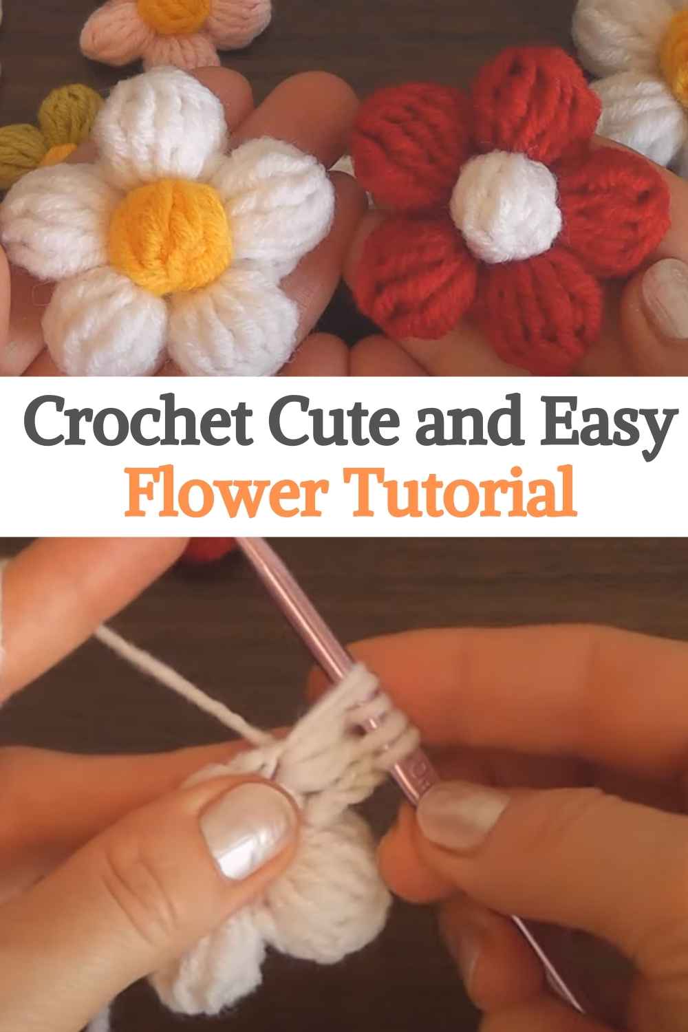 Crochet Cute and Easy Flower Tutorial