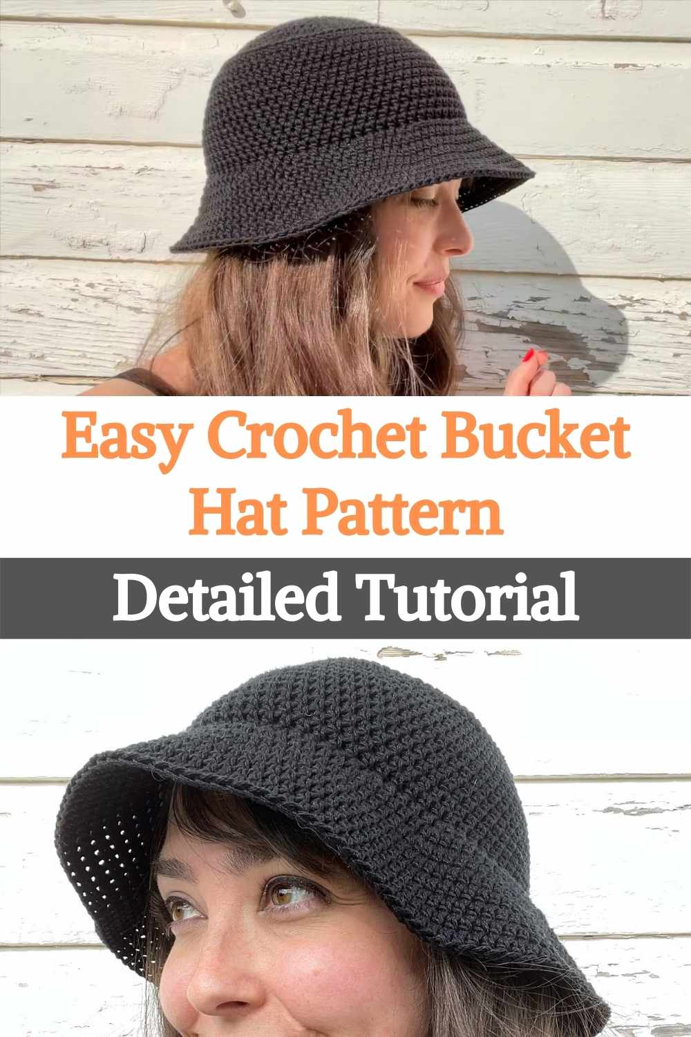 Easy Crochet Bucket Hat Pattern - Detailed Tutorial
