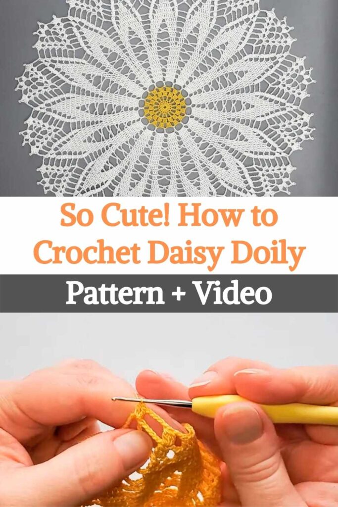 So Cute! How to Crochet Daisy Doily