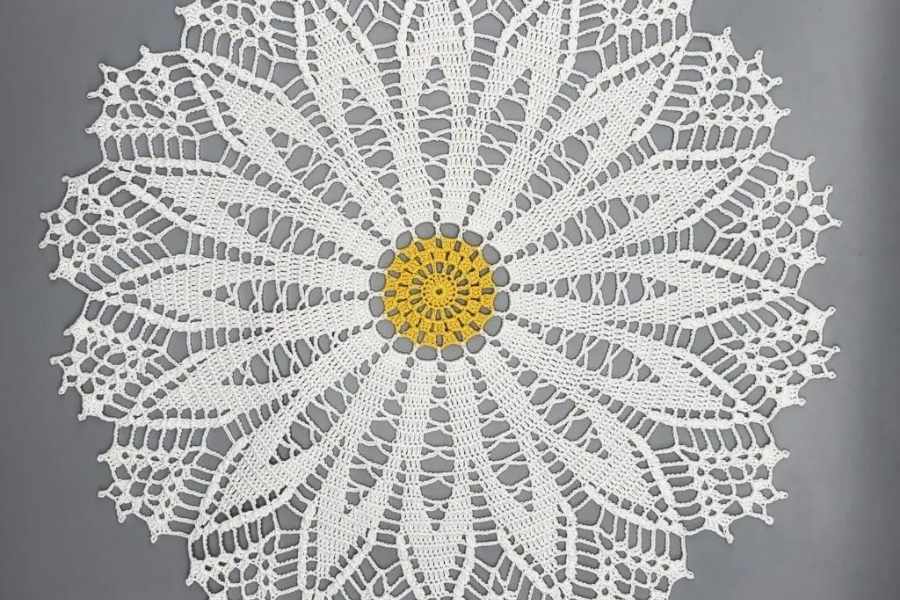 So Cute! How to Crochet Daisy Doily