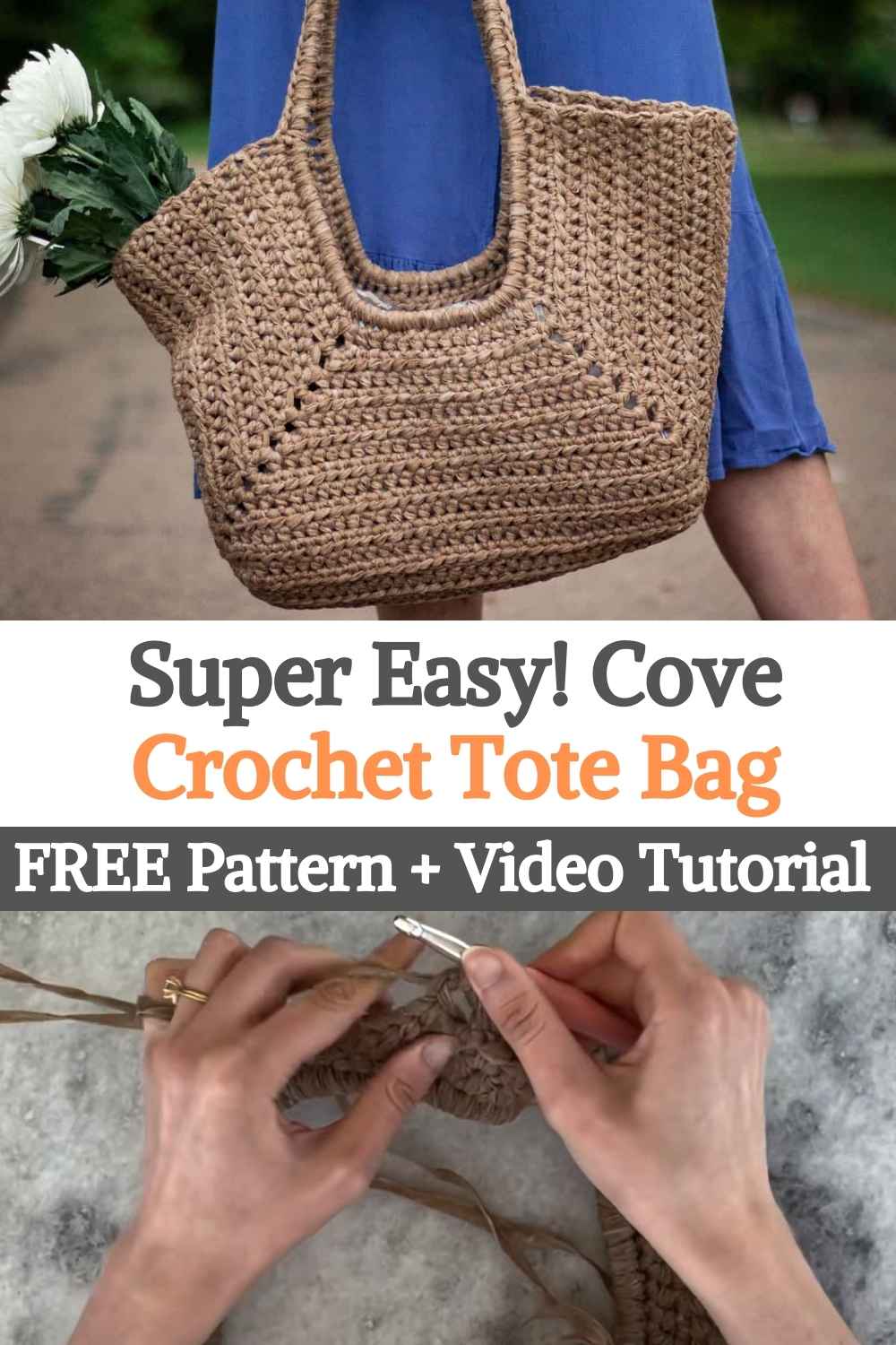 Super Easy! Cove Crochet Tote Bag