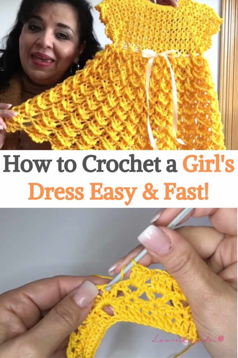 How to Crochet a Girl's Dress Easy & Fast!