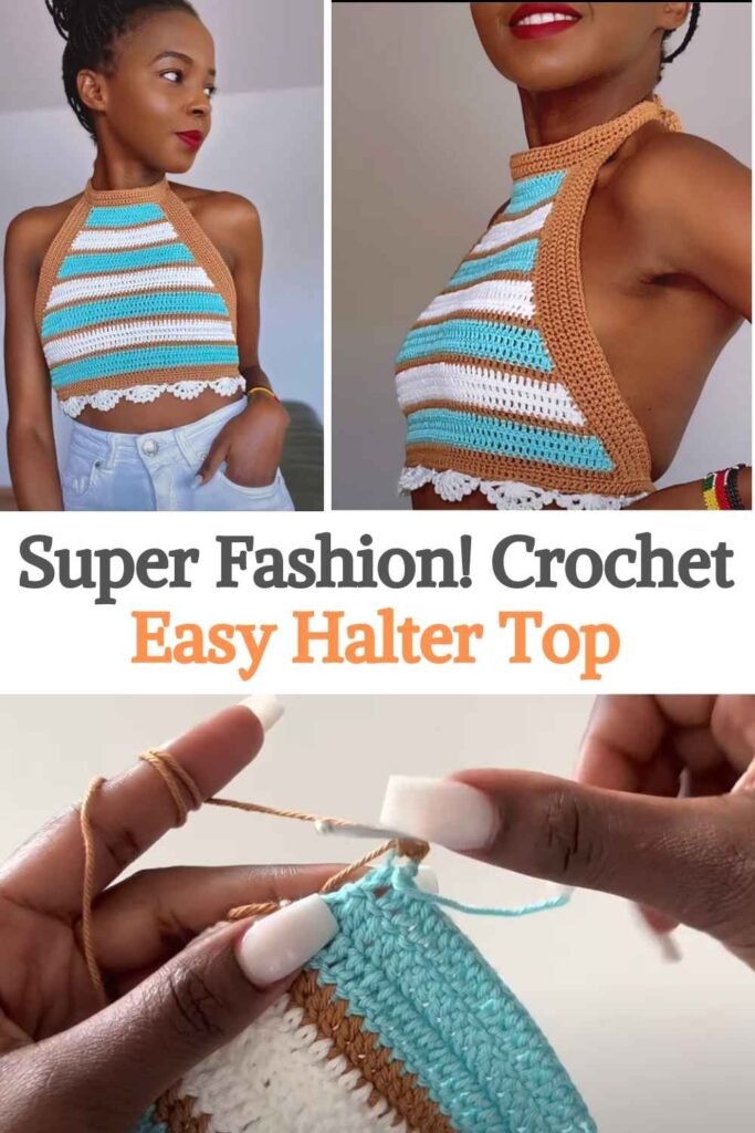 Super Fashion! Crochet Easy Halter Top