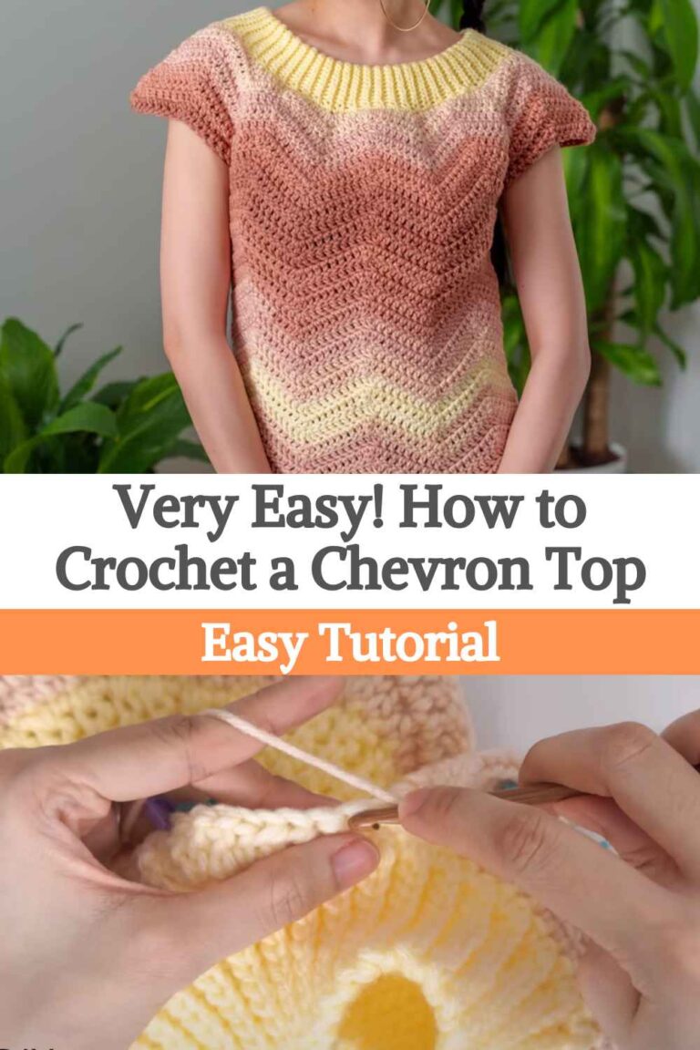 Very Easy! How to Crochet a Chevron Top