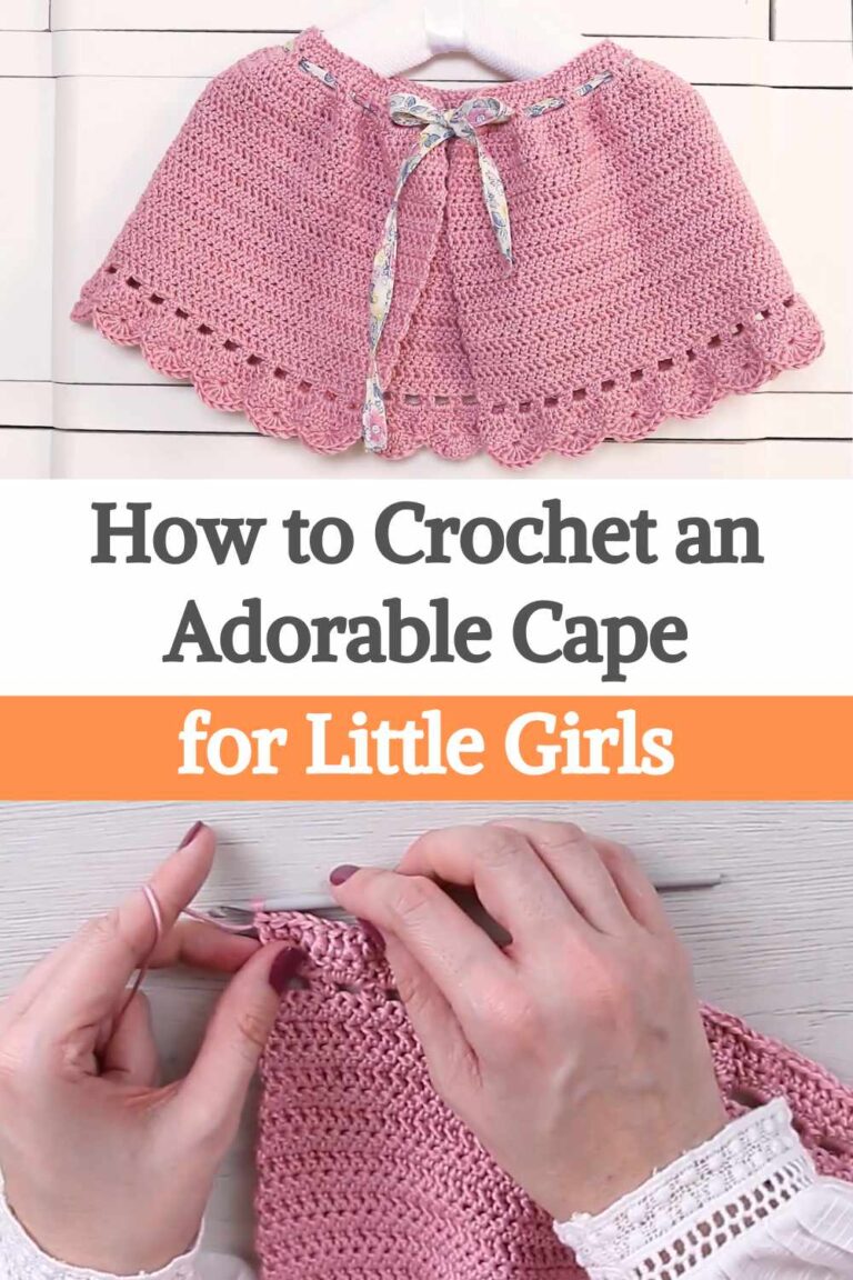 How to Crochet an Adorable Cape for Little Girls