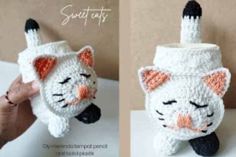 Meow-some Crochet: Craft a Cat Pencil Case