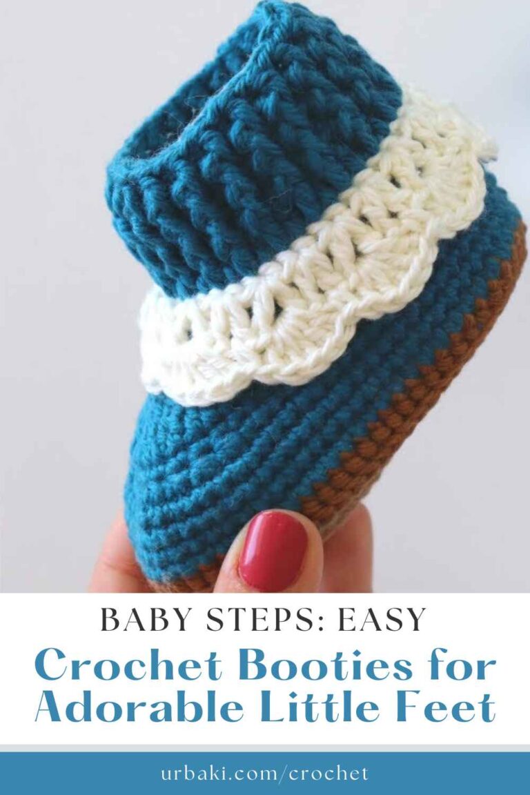Baby Steps: Easy Crochet Booties for Adorable Little Feet