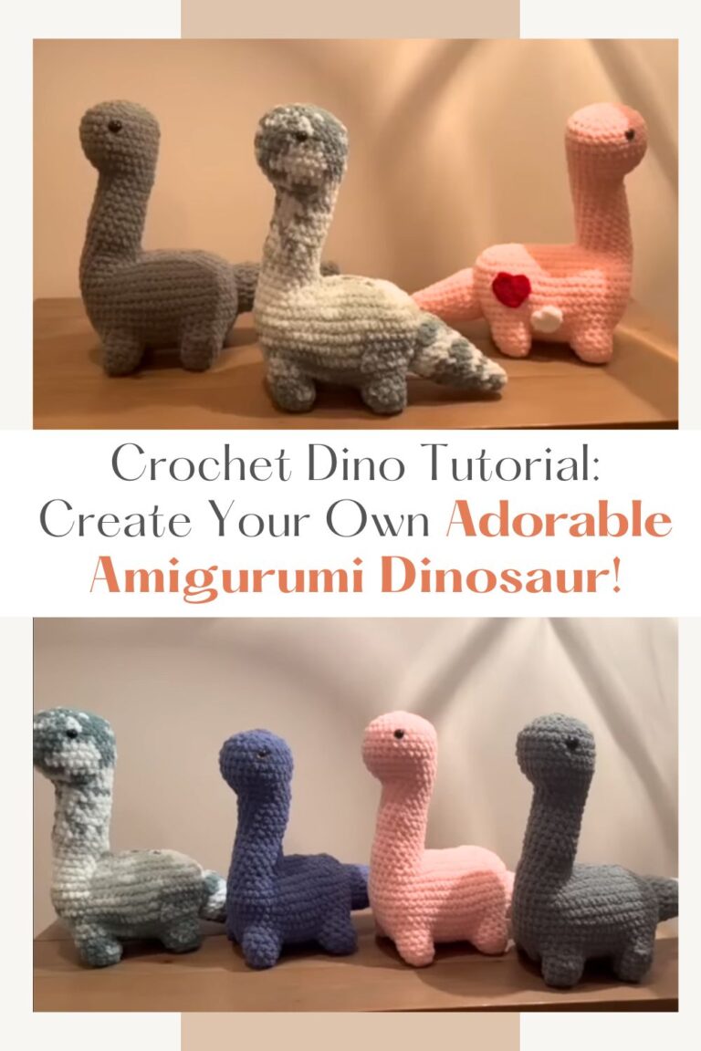 Crochet Dino Tutorial: Create Your Own Adorable Amigurumi Dinosaur!
