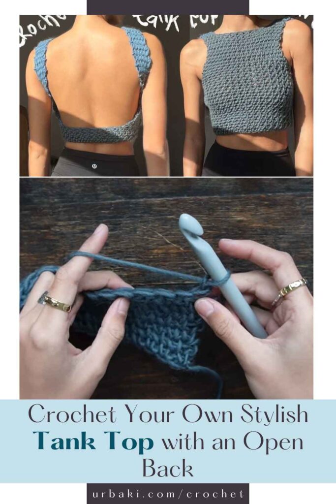 Crochet Your Own Stylish Tank Top with an Open Back