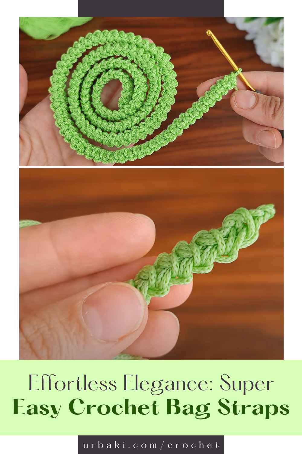 Effortless Elegance: Super Easy Crochet Bag Straps