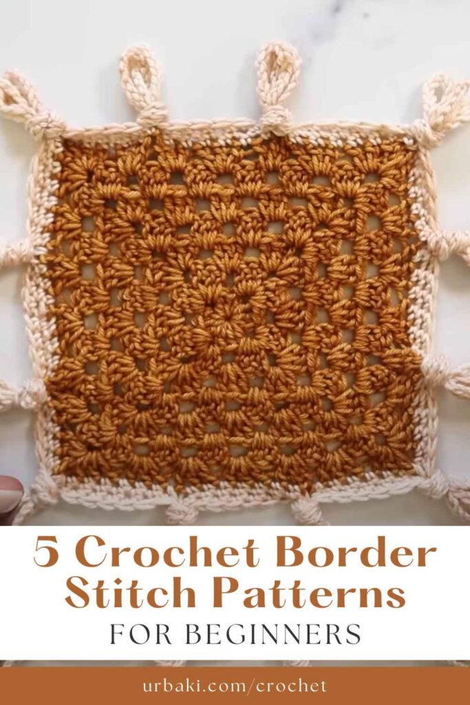 5 Crochet Border Stitch Patterns for Beginners