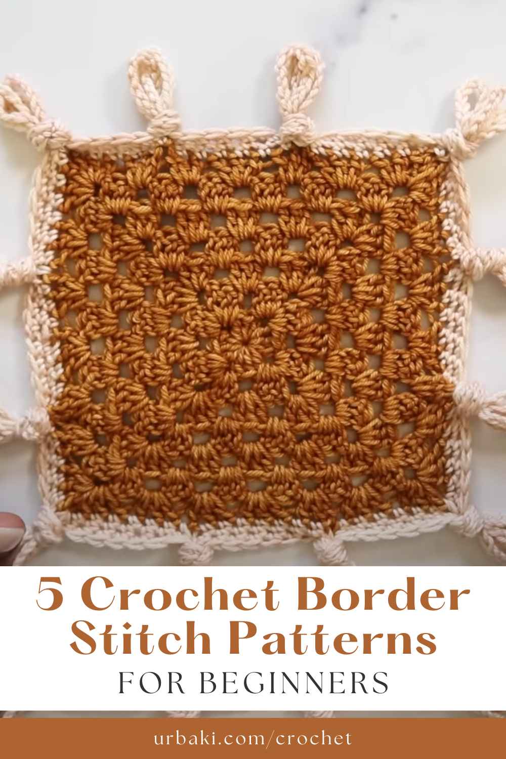 5 Crochet Border Stitch Patterns for Beginners