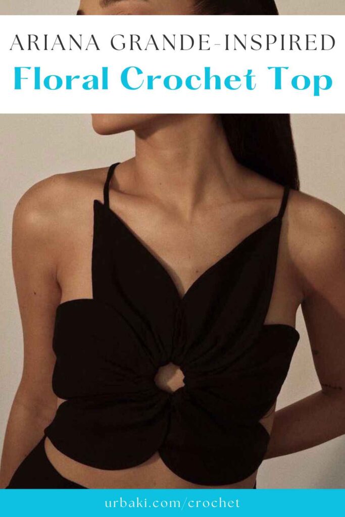 Ariana Grande-inspired Floral Crochet Top
