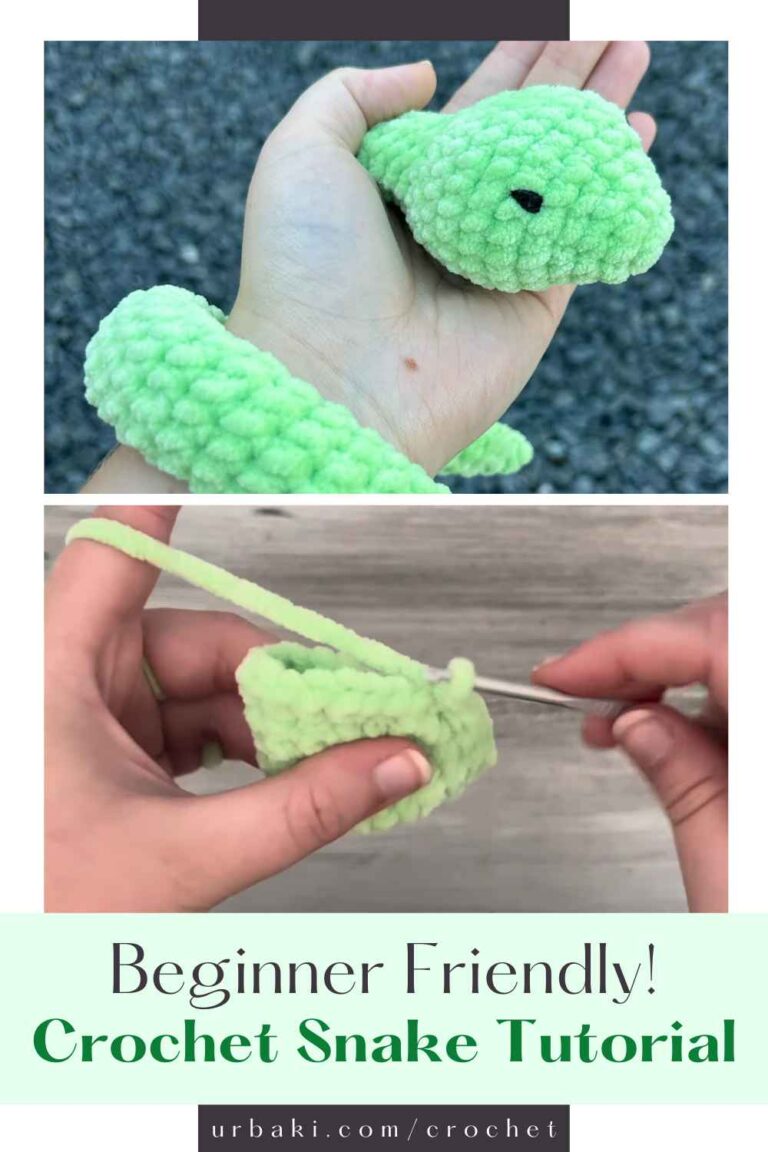 Beginner Friendly! Crochet Snake Tutorial