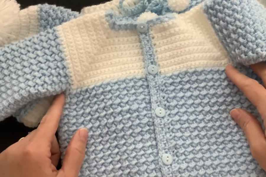 How to Crochet a Cute Baby Cardigan