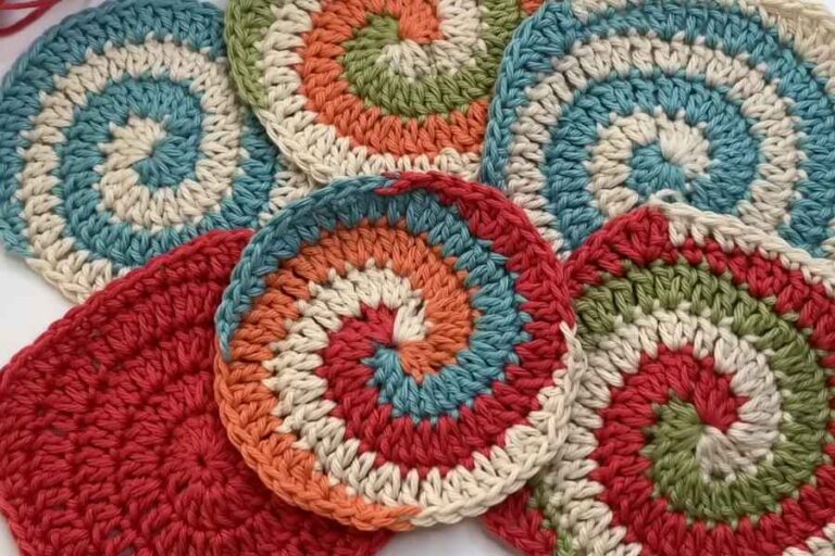 Guide to Crochet SPIRALS 1 to 4 Colors