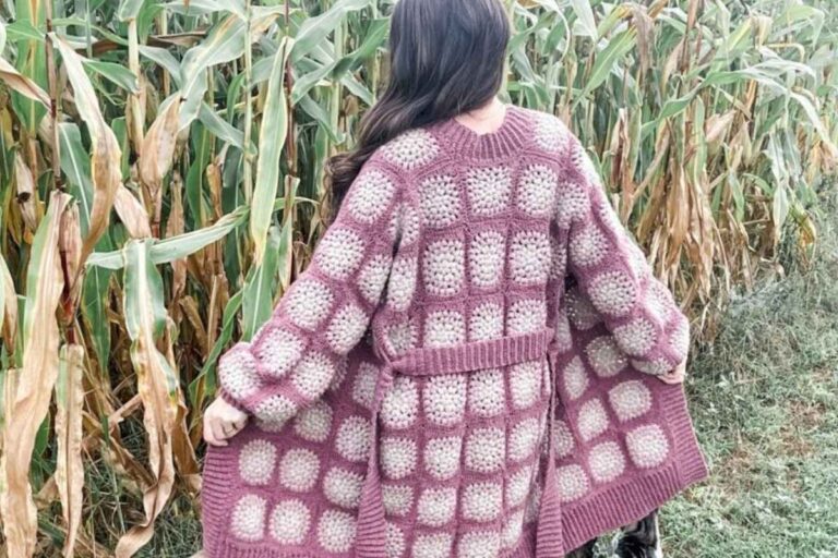 River Stone Coatigan Crochet Pattern