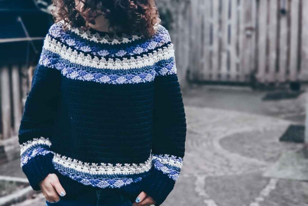 Snowflakes Sweater Crochet Tutorial