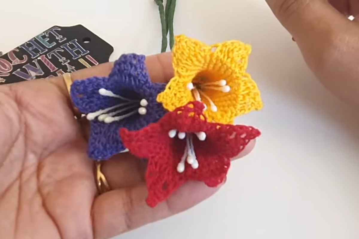 Super Cute! How To Crochet Bell Flower