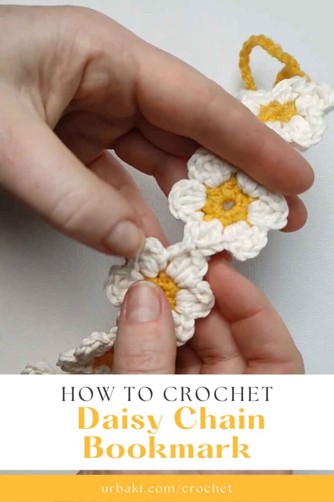 How to Crochet Daisy Chain Bookmark
