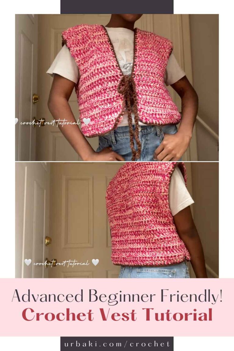 Advanced Beginner Friendly! Crochet Vest Tutorial