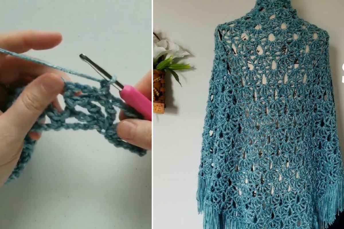 April Showers Shawl Crochet Pattern - Video Tutorial