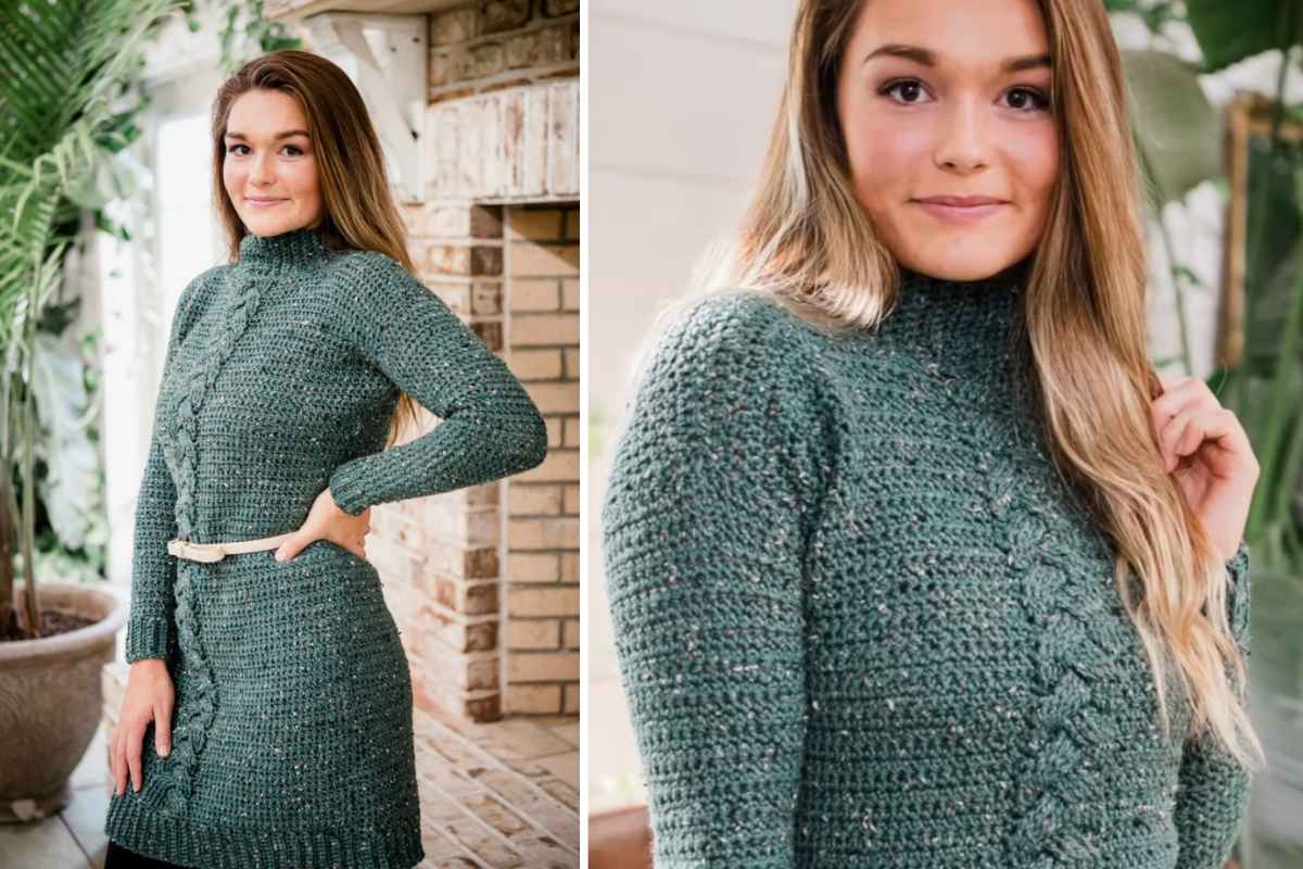 Coconut Macaroon Sweater Dress