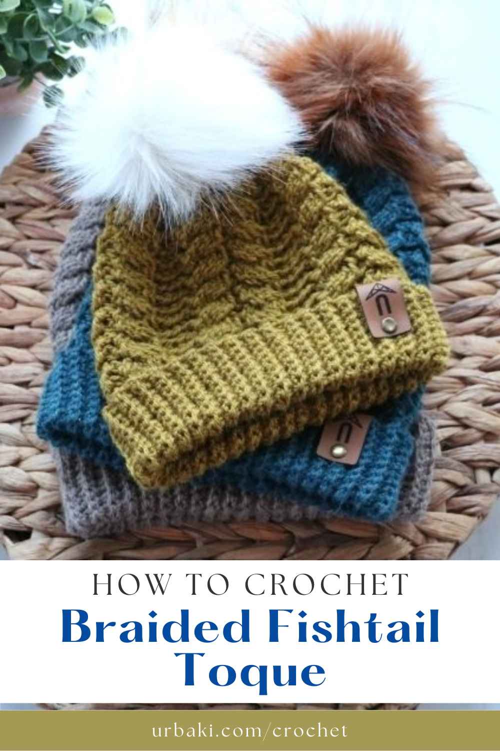 How To Crochet Braided Fishtail Toque