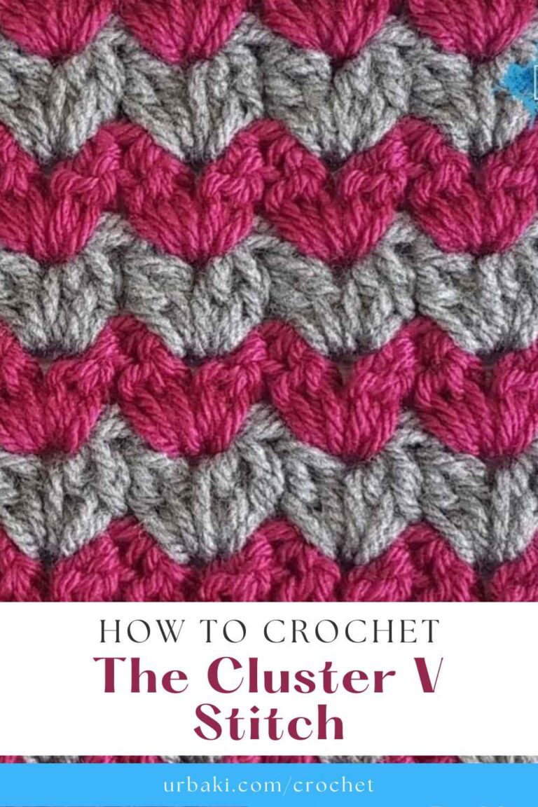How To Crochet The Cluster V Stitch