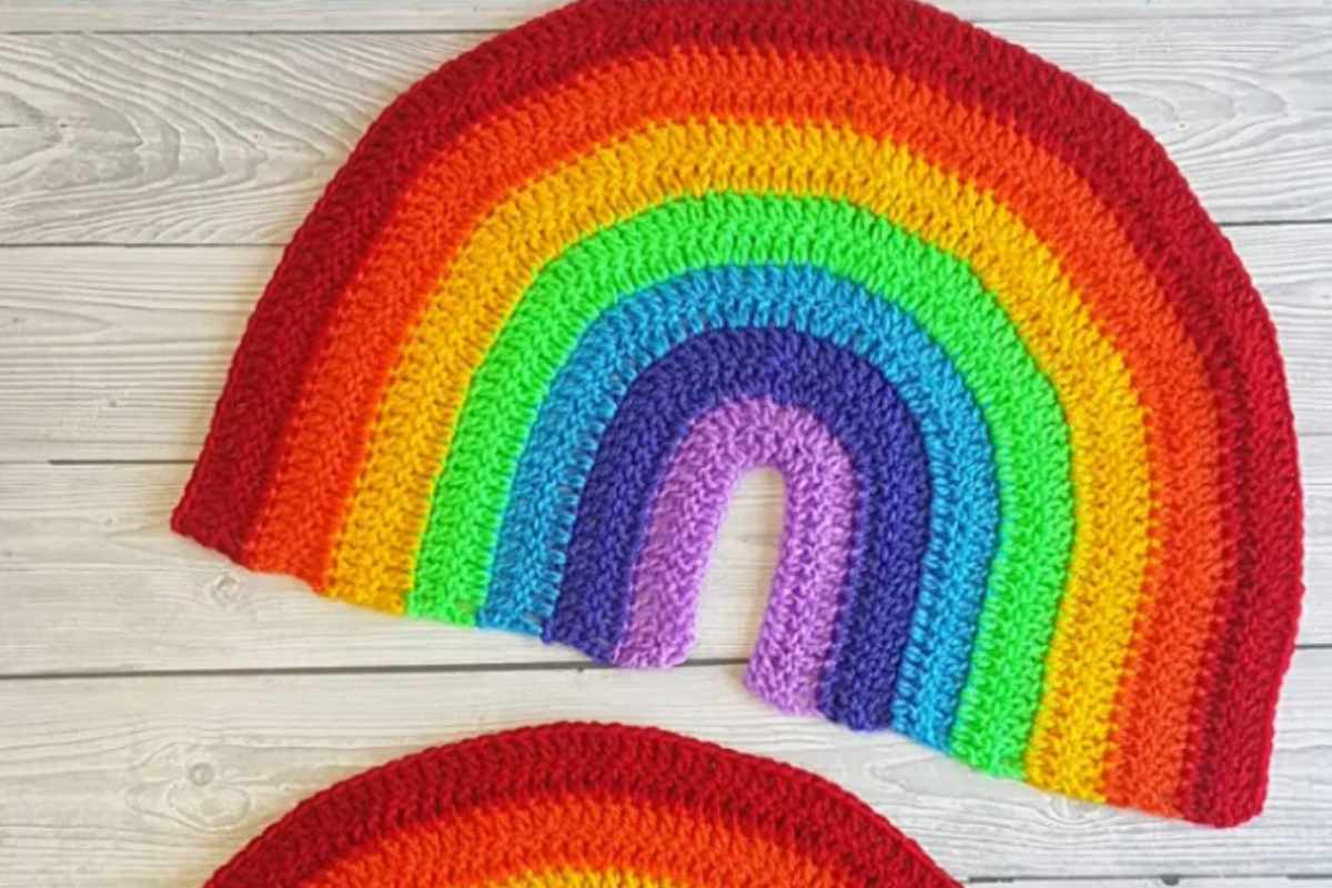 Crochet Rainbow Tutorial - Any Size!