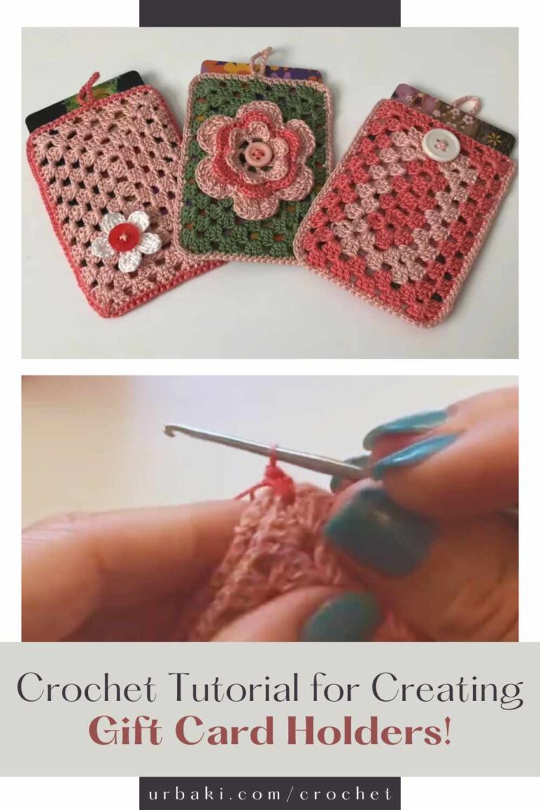 Crochet Tutorial for Creating Gift Card Holders!