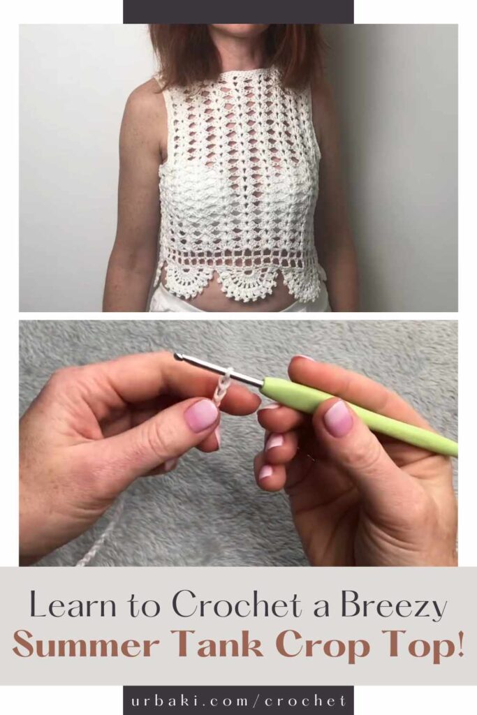 Learn to Crochet a Breezy Summer Tank Crop Top!