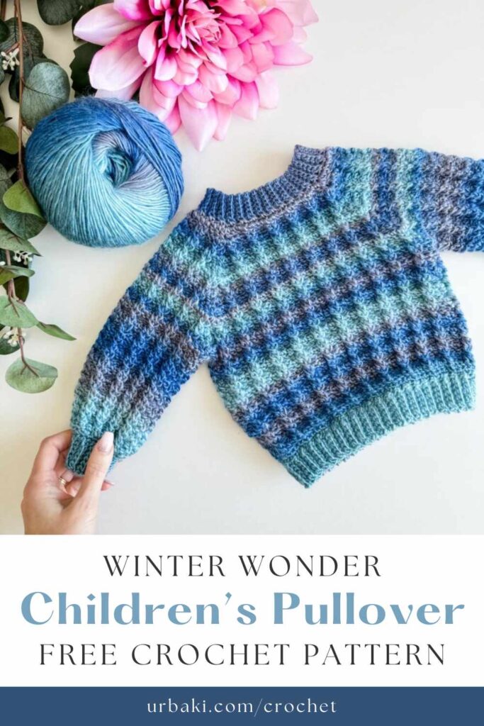 Winter Wonder Children’s Pullover - Free Crochet Pattern