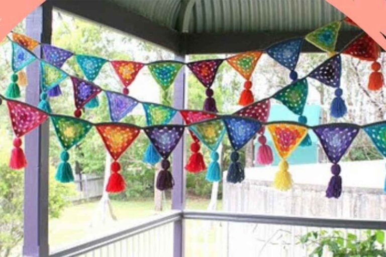 Easy Bunting Crochet Free Pattern