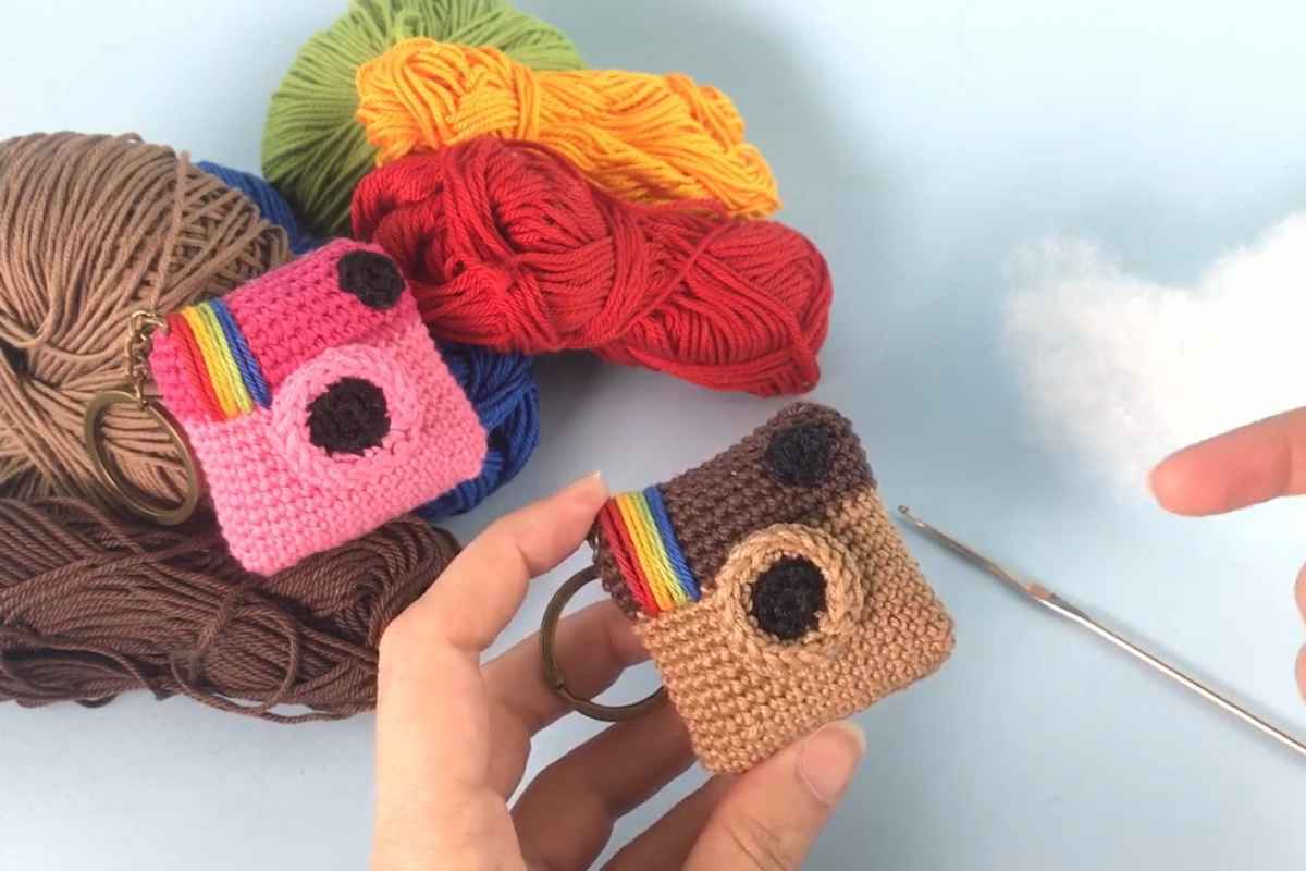 How To Crochet Instagram Keychain