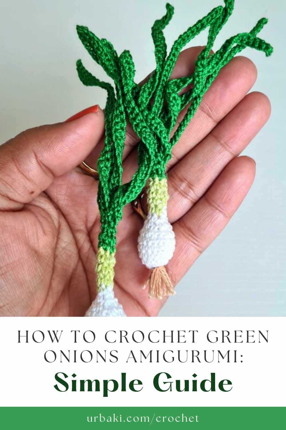 How to Crochet Green Onions Amigurumi: Simple Guide