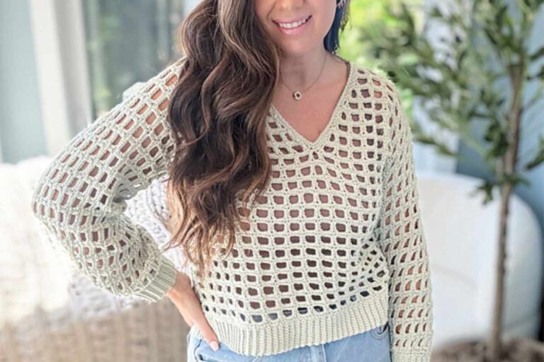 How to Crochet a Trendy Mesh Top: Step-by-Step Tutorial